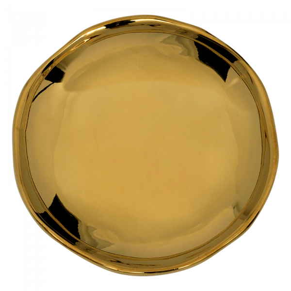 Good Morning Plate Small Gold - 9cm – The Woodsfolk