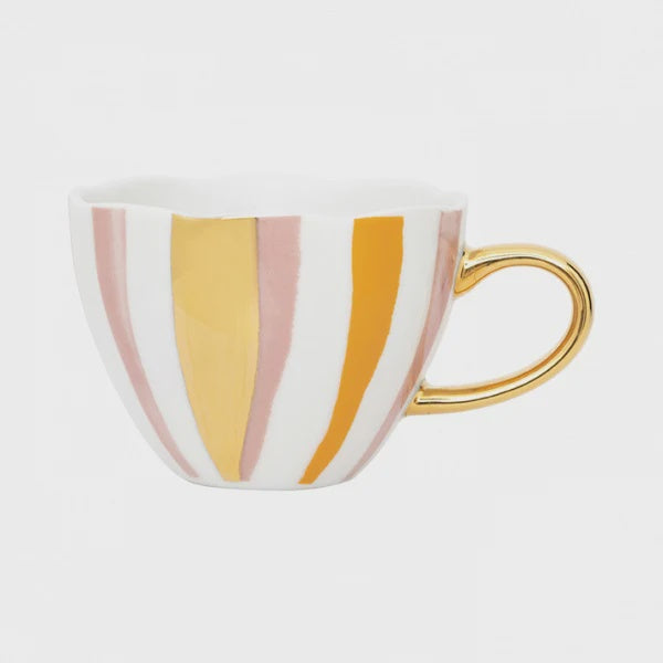 Good Morning Tea Cup Joyful Stripes – The Woodsfolk